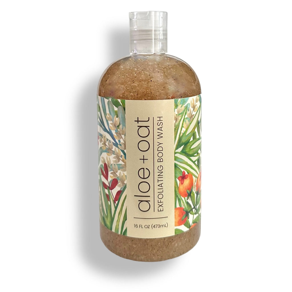 GREENWICH BAY Trading Aloe + Oatmeal Exfoliating Body Wash 16 fl oz