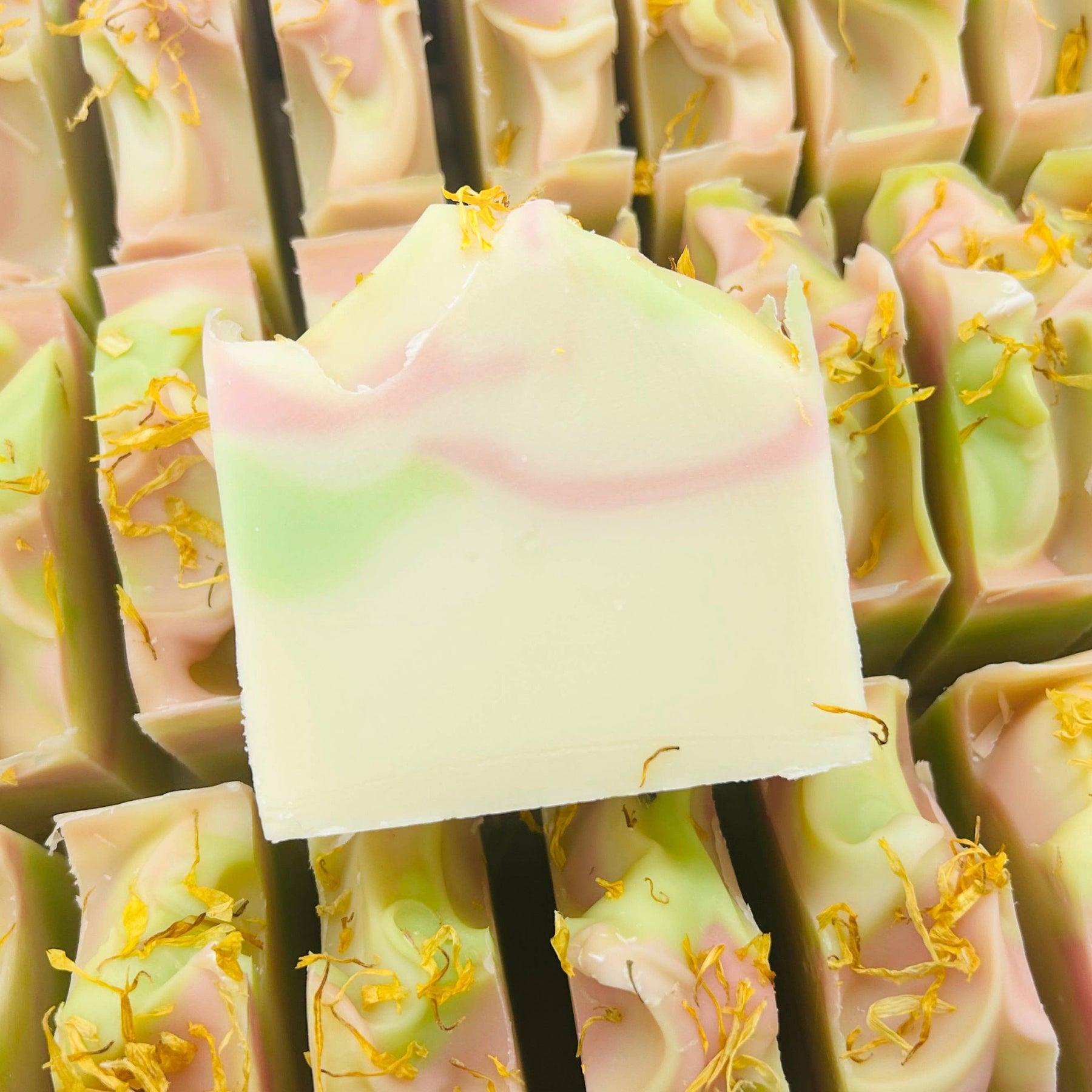 Handmade Vegan WILDFLOWERS Soap With Shea Butter 4.2 oz