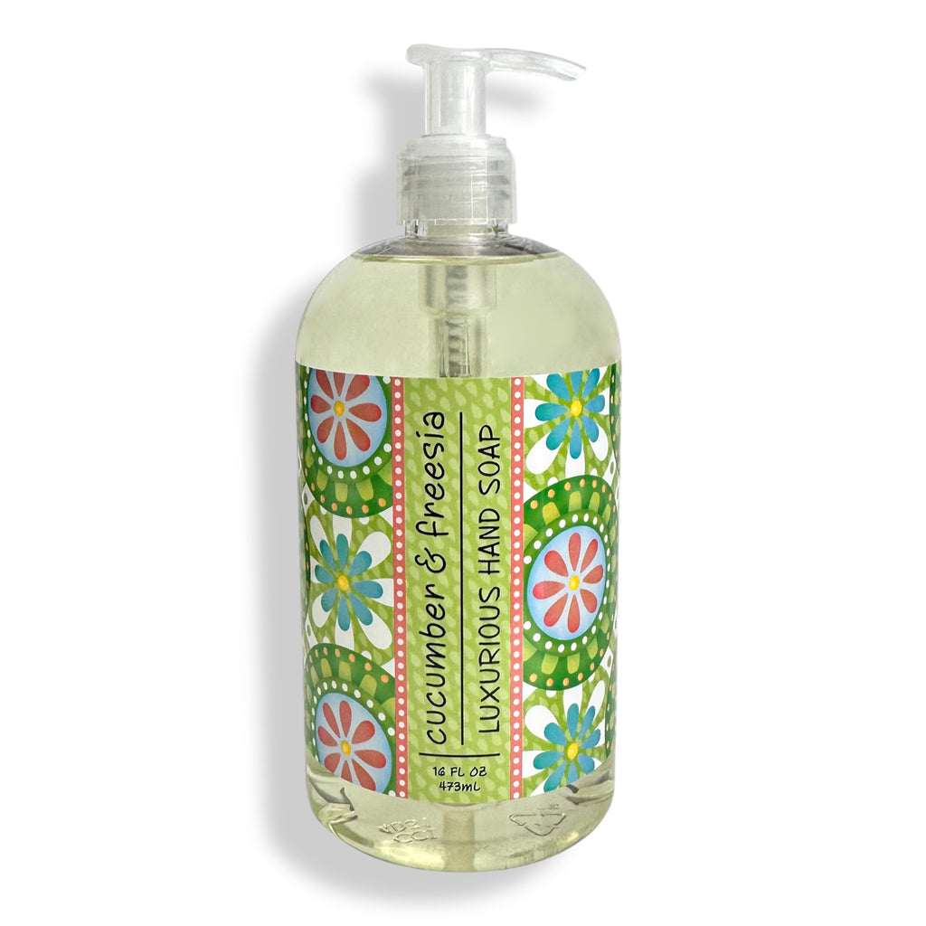 GREENWICH BAY Trading CUCUMBER & FREESIA Liquid Hand Soap 16 oz