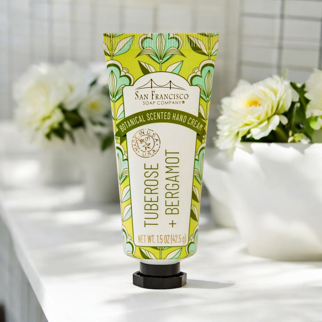 San Francisco Soap Co. Hand Creams Tuberose Bamboo Orange 1.5oz