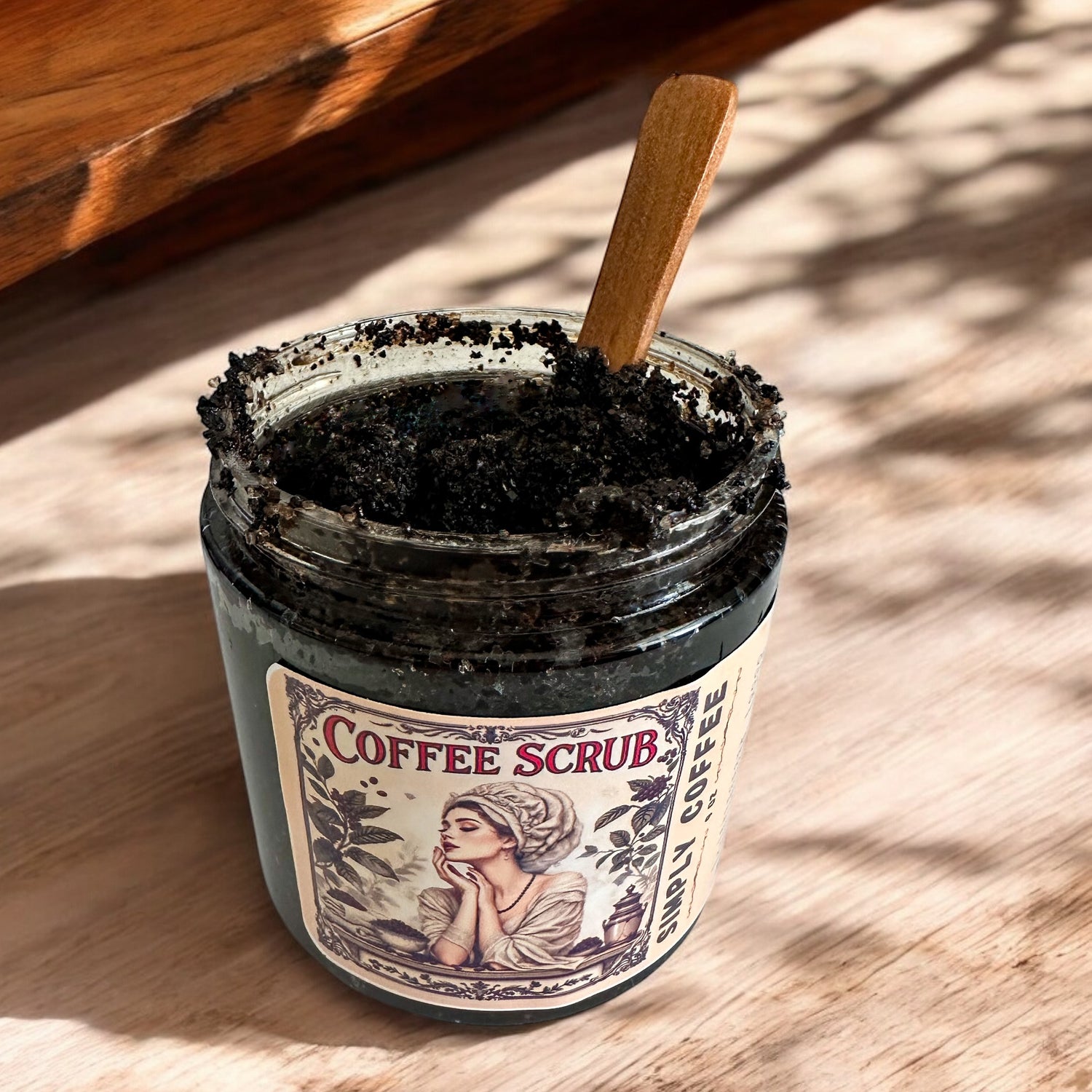 Exfoliating Simply COFFEE SCRUB Natural Vegan 9 oz With Organic Sugar