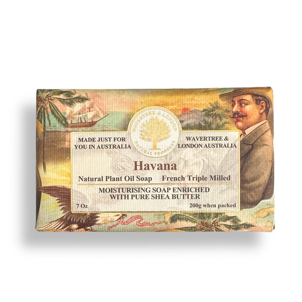 Wavertree & London Australia HAVANA Soap 7 oz Tobacco Spices Coffee