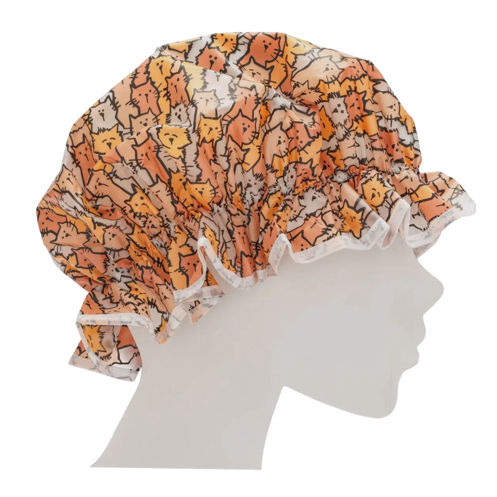 Ore Originals | CATS Print Shower Cap For Cat Lovers - Merry Bath