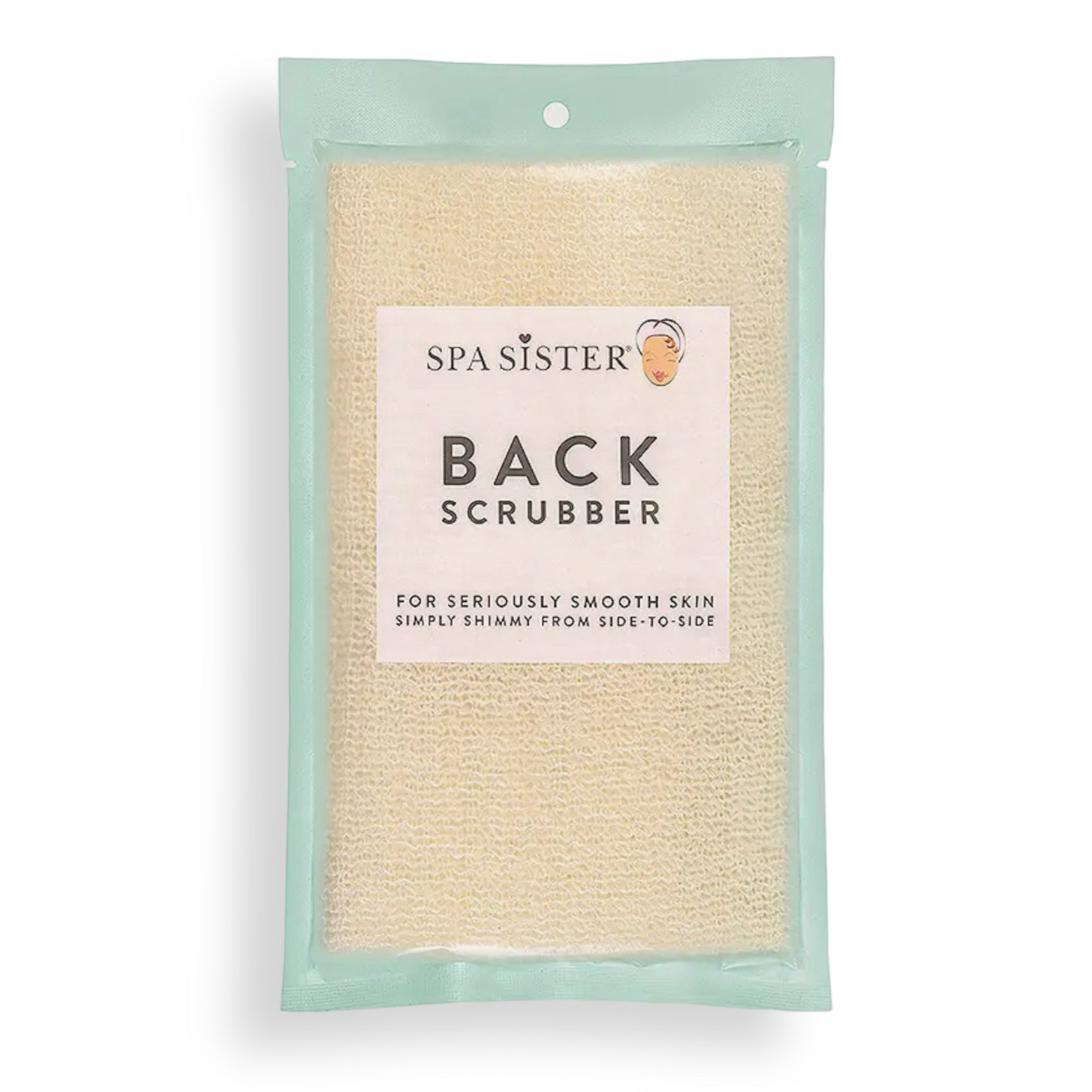Spa Sister Back Scrubber Exfoliator Towel