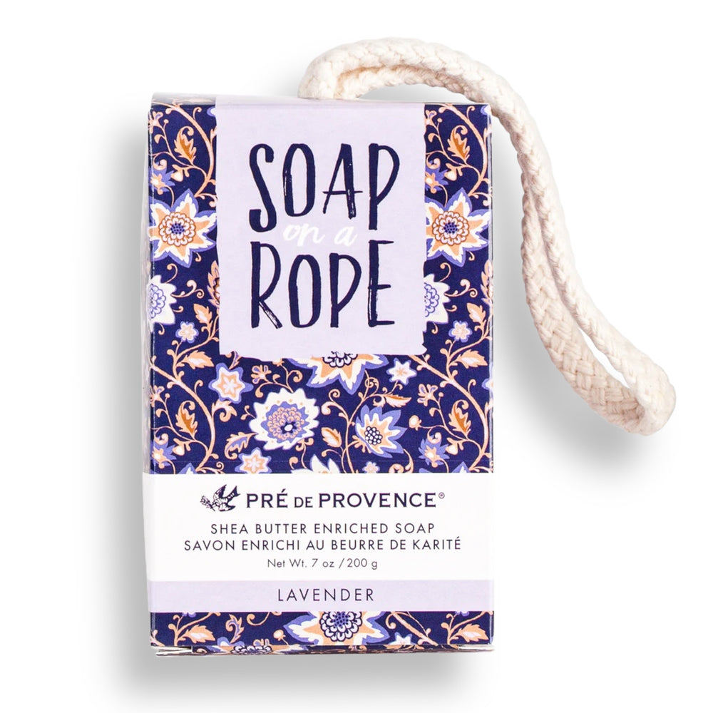 Pre De Providence French SOAP On a Rope - LAVENDER Bar Soap - 7 oz