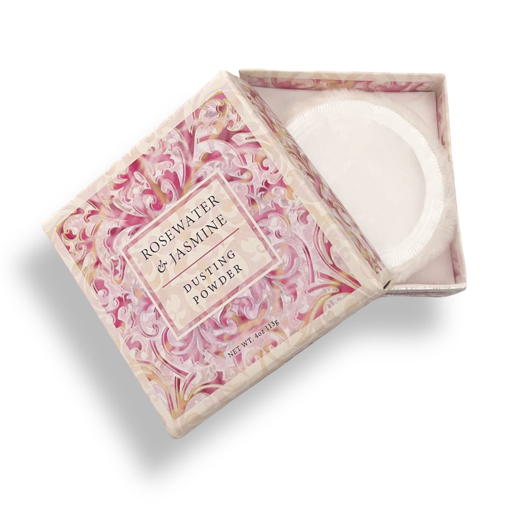 GREENWICH BAY Trading Rosewater Jasmine Talc-Free Dusting Powder 4 oz
