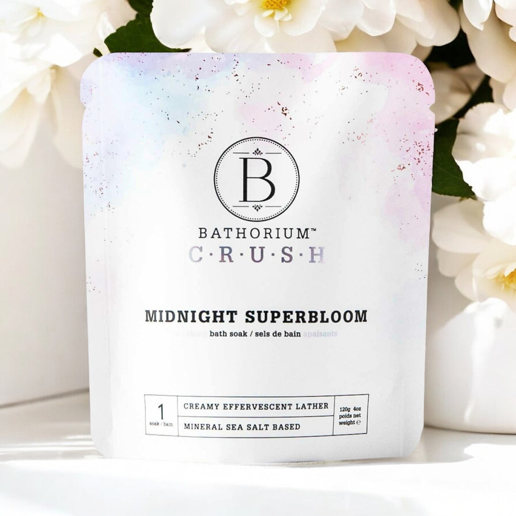 Bathorium Midnight Superbloom Bath Soak With Clay + Sea Salt 3.5 oz