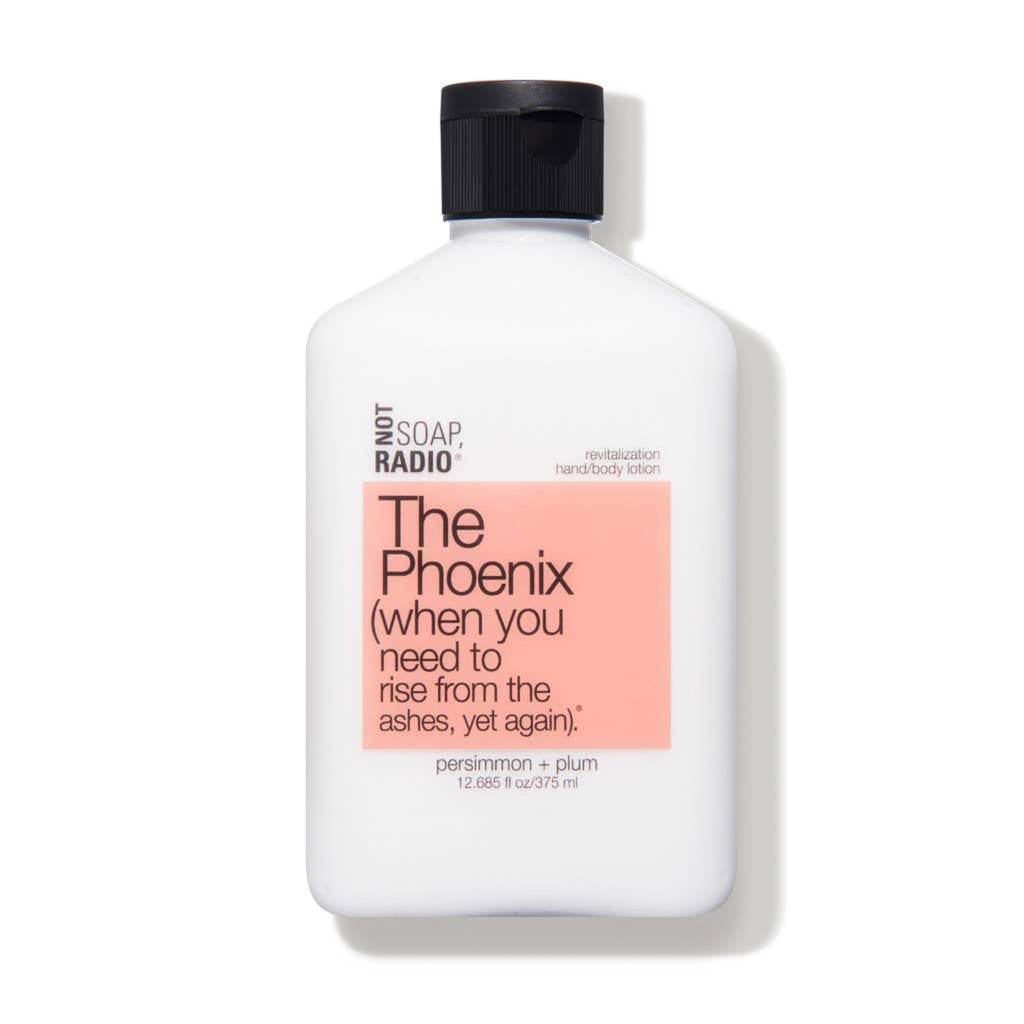 Not Soap Radio THE PHOENIX Hand Body LOTION 12.6 oz Persimmon Plum