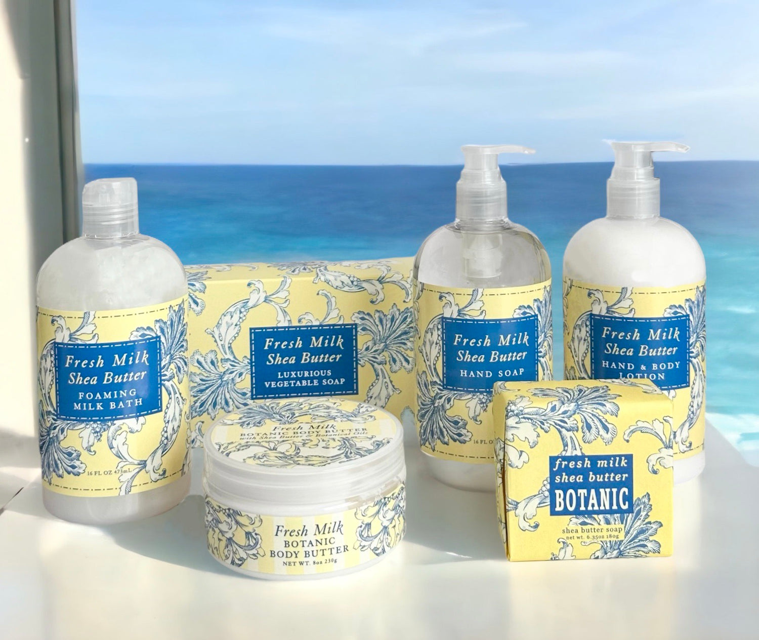 GREENWICH BAY Trading Co - FRESH MILK Shea Butter Soap Gift Set